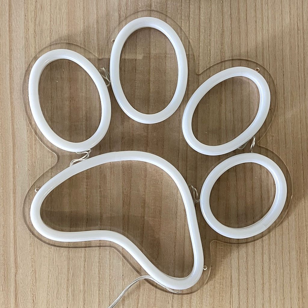 Paw Print LED Neon Sign |Brite Lite New Neon