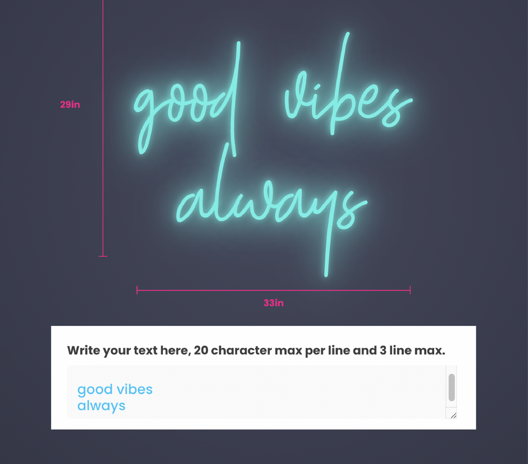 Affordable custom neon signs for home & events - Brite Lite New Neon ...