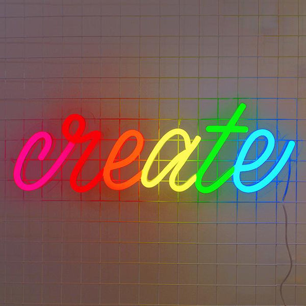 CREATE | LED Neon Sign | Brite Lite New Neon
