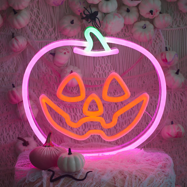 PINK PUMPKIN | LED Neon Sign | Brite Lite New Neon