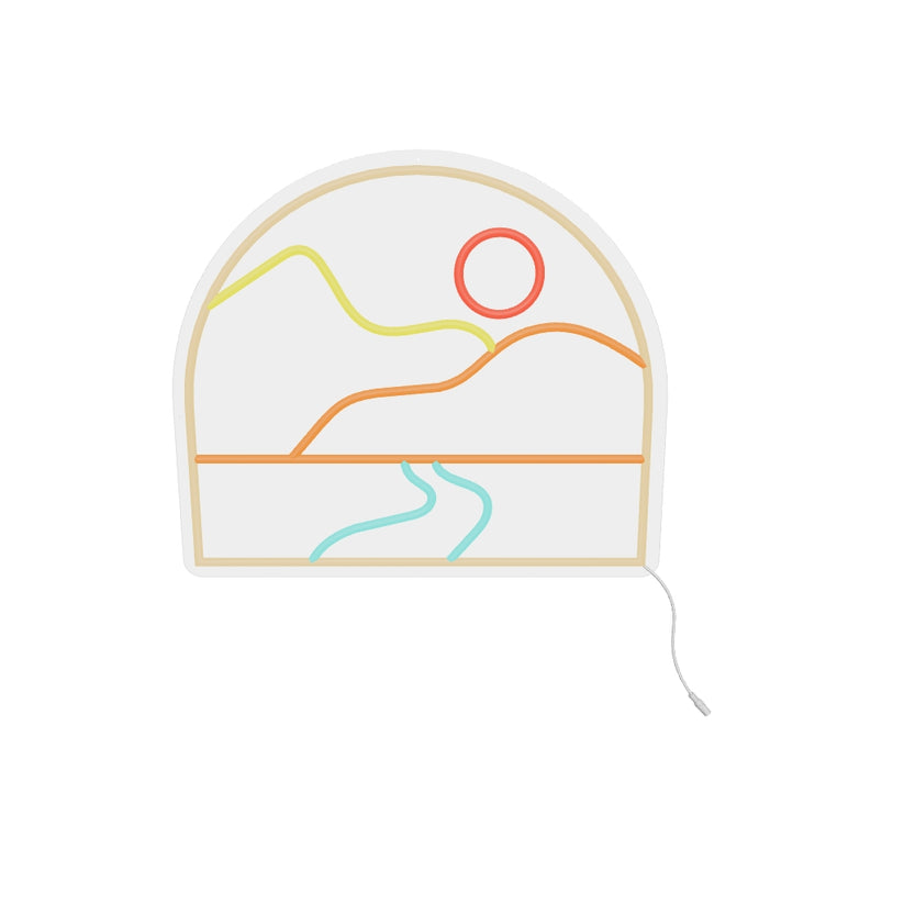 SUNSET MOUNTAIN ARCH | LED Neon Sign | Brite Lite New Neon – Brite Lite ...