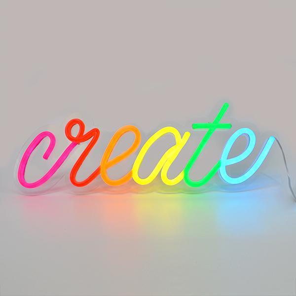 Create - LED Neon Sign - Brite Lite New Neon – Brite Lite Tribe